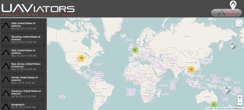 Live: Crowdsourced Crisis Map of UAV/Aerial Photos & Videos for ...